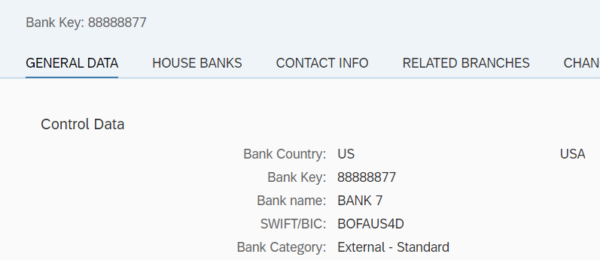 SAP Bank Account Management - AIERP2